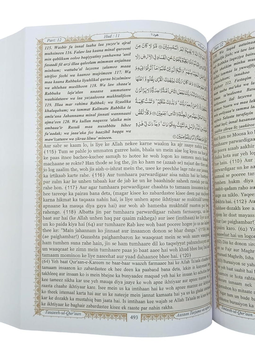 Tauzeehul Quran ( Asaan Tarjuma Quran )- Urdu Translation in roman ...