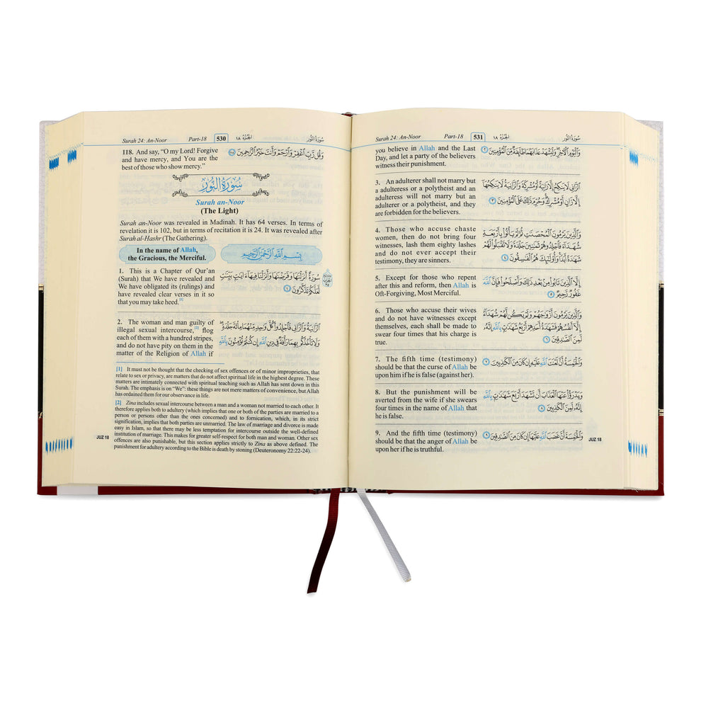 The Noble Quran – Arabic & English with Explanatory Notes and Thematic ...